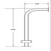 Universal Gooseneck for Mounting Keypads, Telephone Entry Systems, Card ...